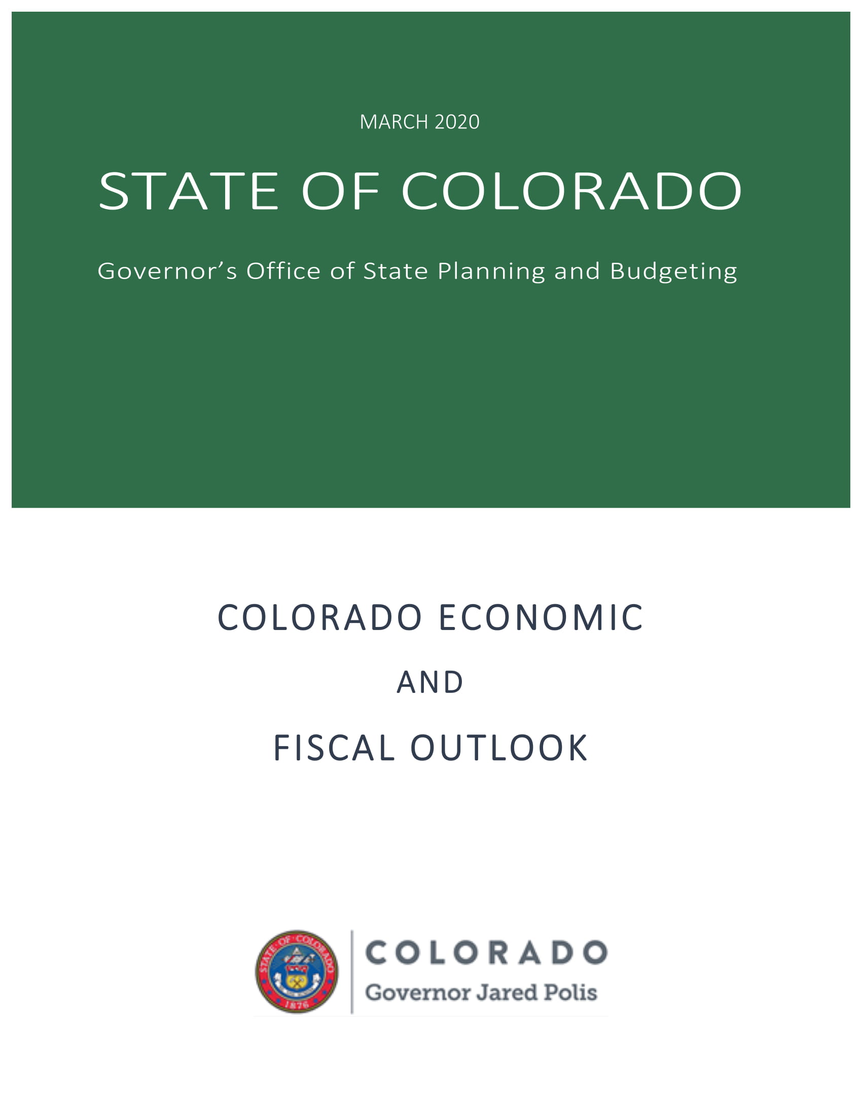 Office of State Planning and Budgeting | Colorado Governor Jared Polis